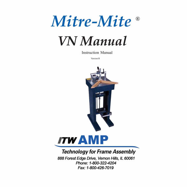 Alfamacchine Instruction Manuals - Underpinner Spares